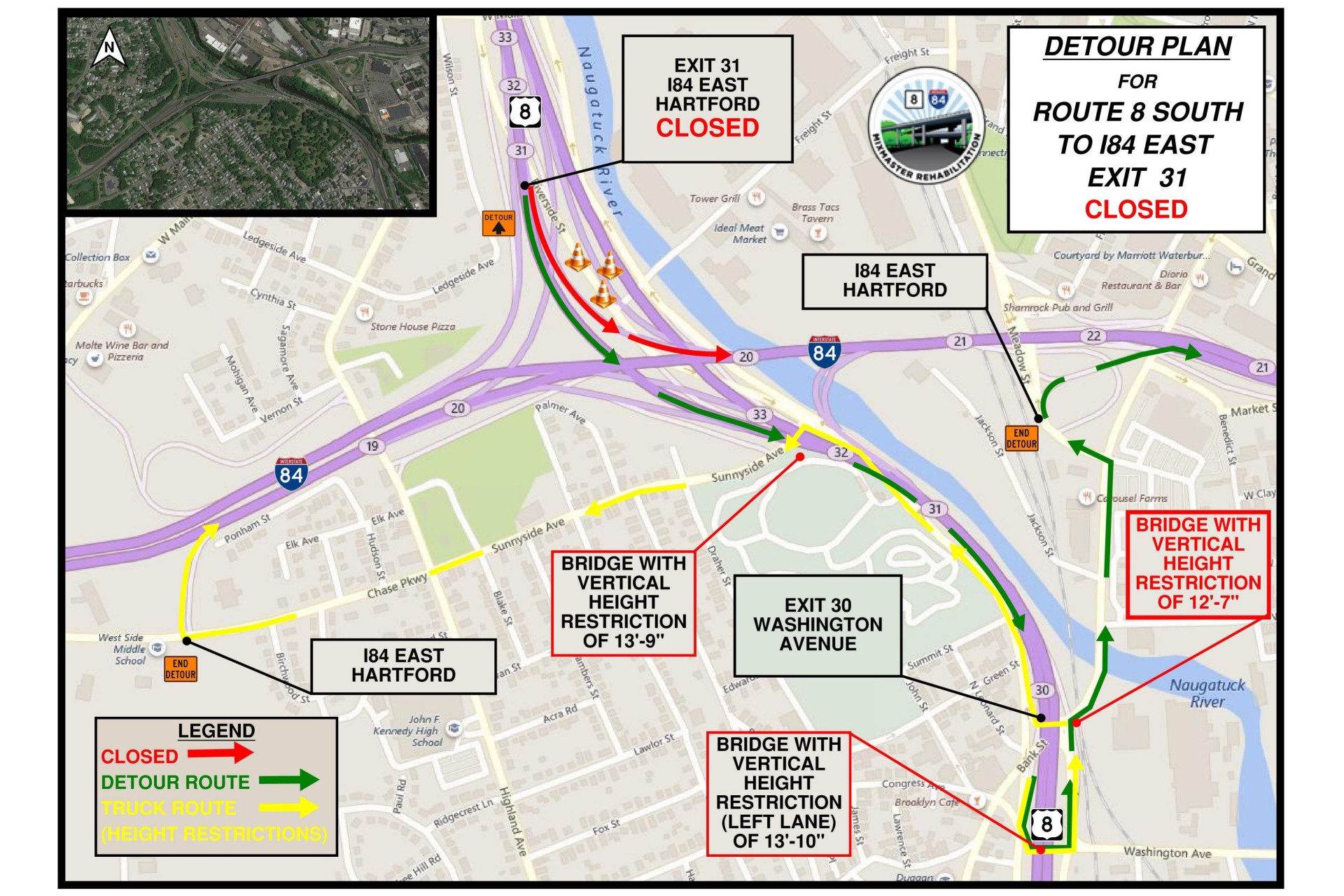 Detours | I-84 Mixmaster
